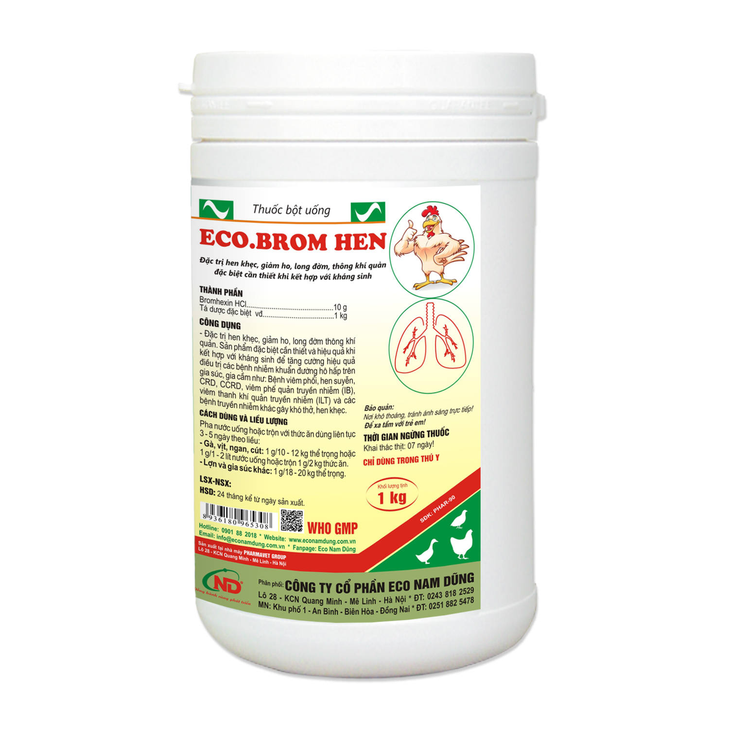 ECO.BROM HEN - Eco Nam Dũng